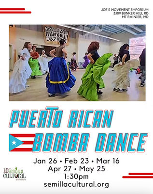 Puerto Rican Bomba ADULT DANCE: DC Metro - Caribbean Businesses ...