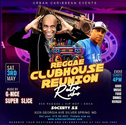 Reggae Clubhouse Reunion: Retro Vibes - Caribbean Businesses & Events ...