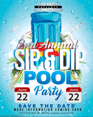 2nd Annual Sip & Dip Pool Party - Caribbean Businesses & Events DC MD ...