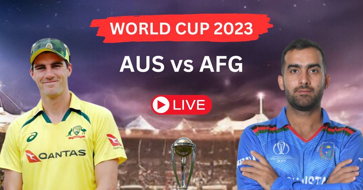 AUS vs AFG ICC Cricket World Cup 2023 | 39TH Match | Crickate