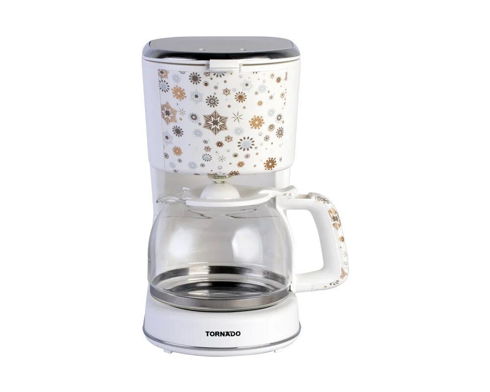 TORNADO Automatic American Coffee Maker 1.25 Liter White TCMA-9125-C