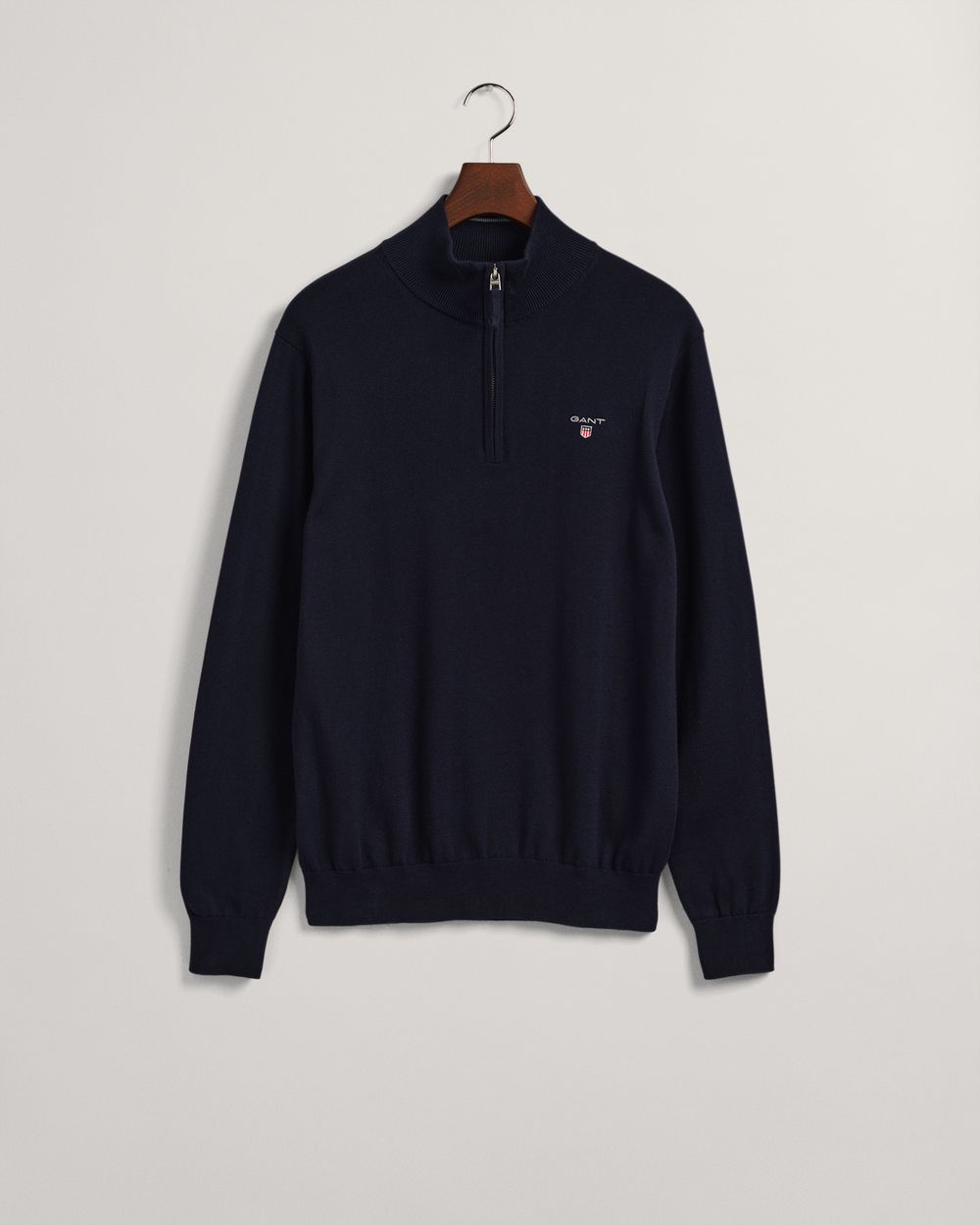 Klassisk Half-Zip Genser i Bomull | GANT Norge