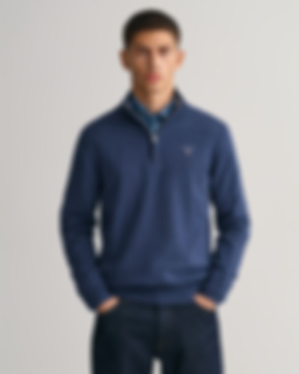 Klassisk Half-Zip Genser i Bomull | GANT Norge