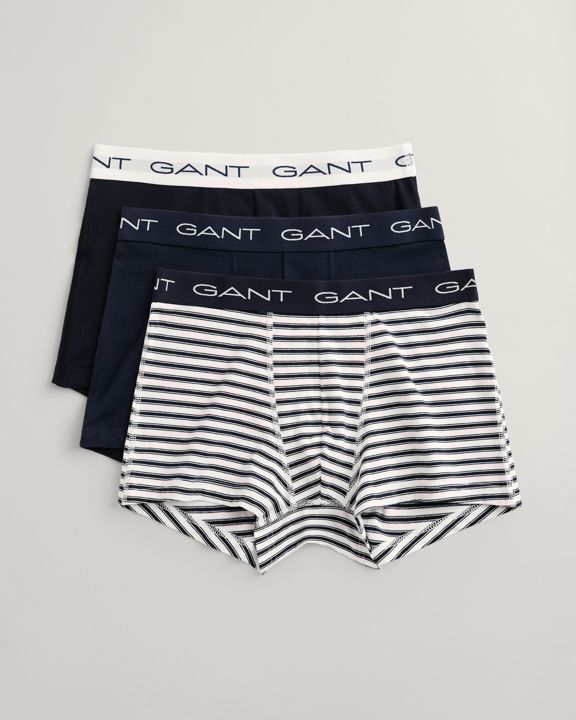 3-Pack Boksershorts med striper, Trunks | GANT Norge