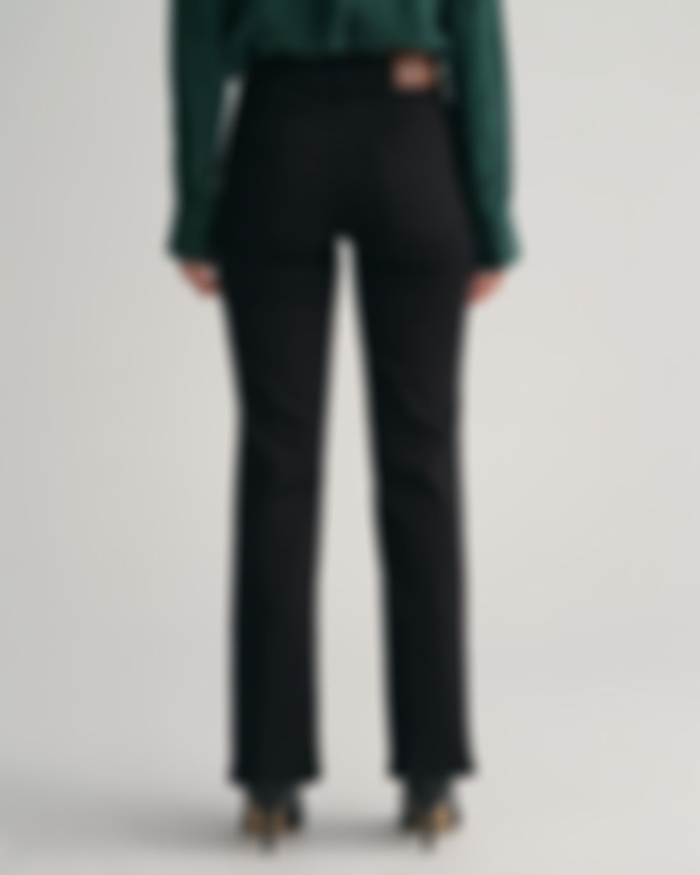 Sorte jeans med sleng | GANT Norge