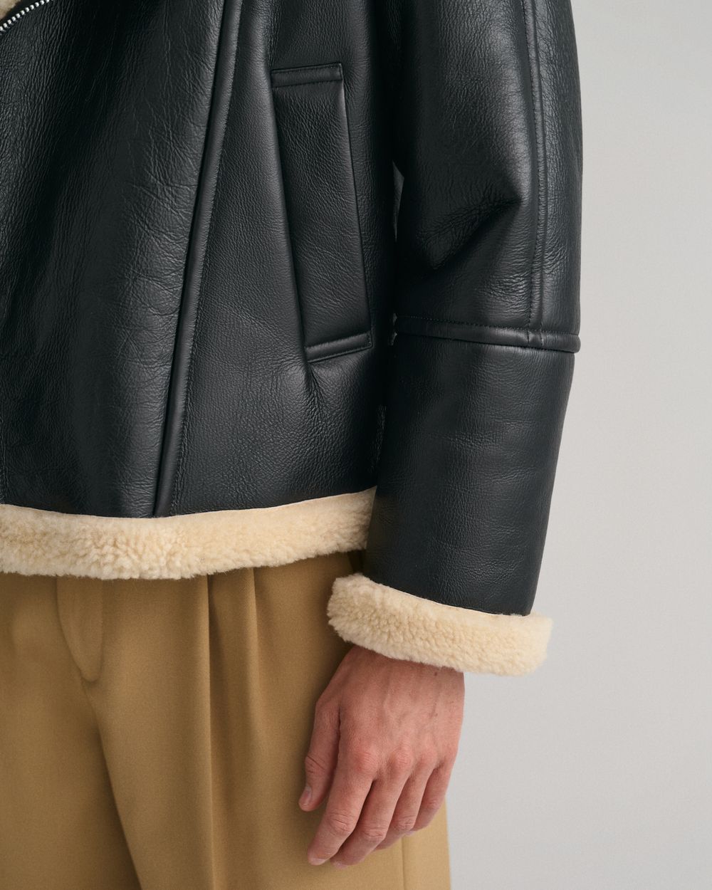 Tykk shearling-jakke | GANT Norge