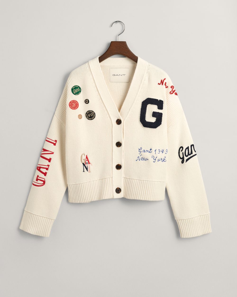 GANT Varsity cardigan | Siste mote: Klær, tilbehør og interiør | GANT.no