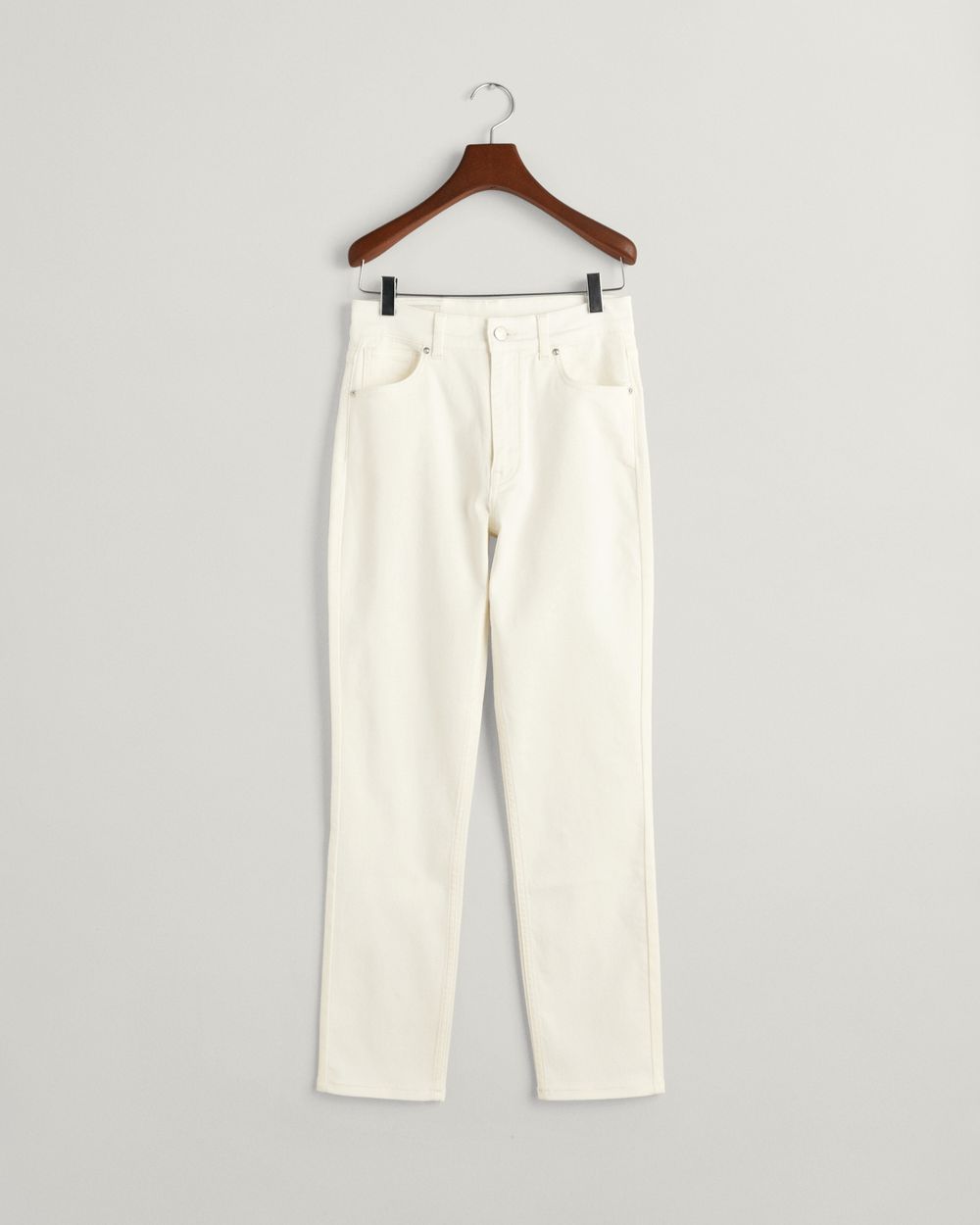 Hvite slim fit-jeans | GANT Norge