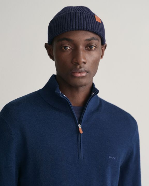 Genser i merinoull med half-zip | GANT Norge