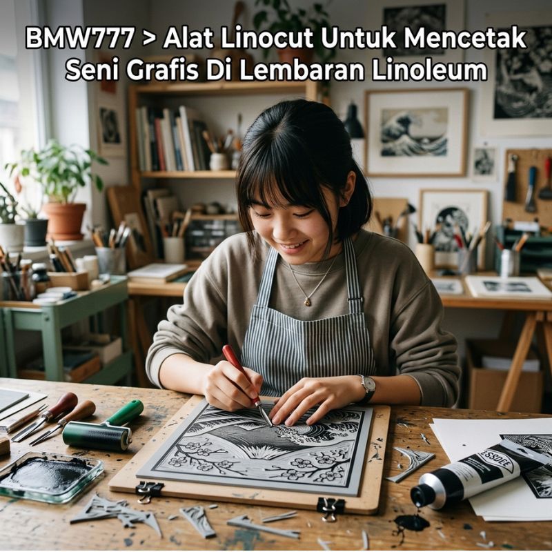 BMW777 > Alat Linocut Untuk Mencetak Seni Grafis Di Lembaran Linoleum