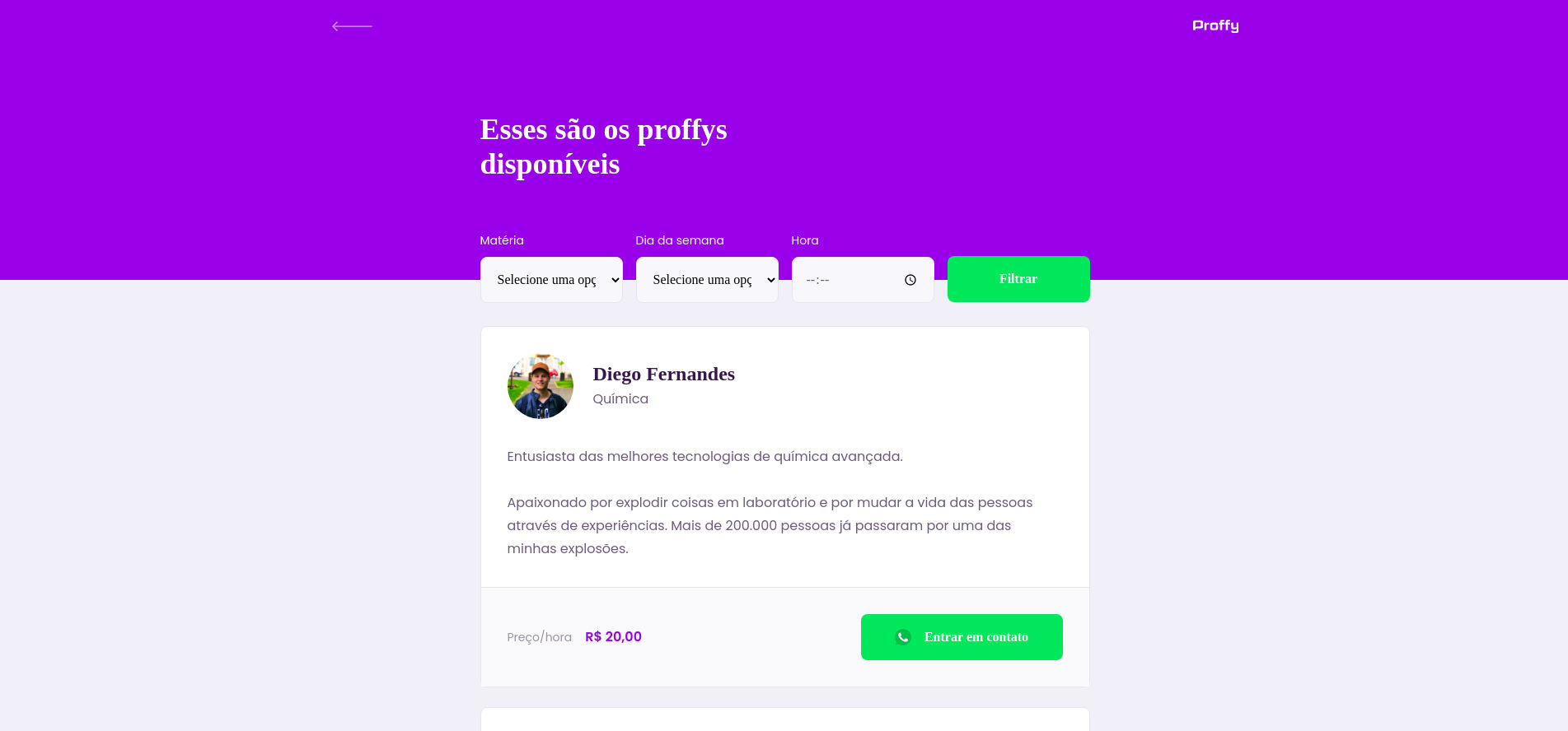 GitHub - Maaacs/Proffy-Web: Web Application for Online Studies