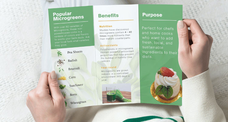 Educational Microgreen Pamphlets