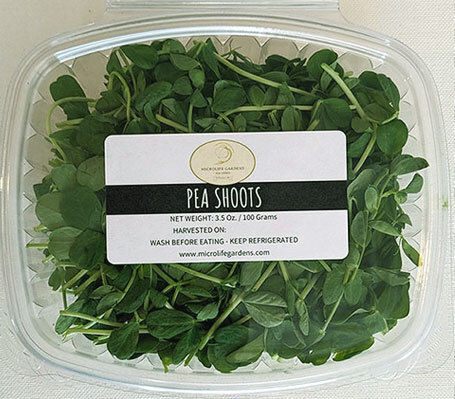 Pea Shoots - Microgreens Product By MicroLife Gardens