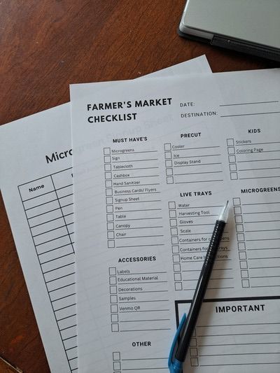 Farmer's Market Bundle - Microgreens Website - Digital Product By ...