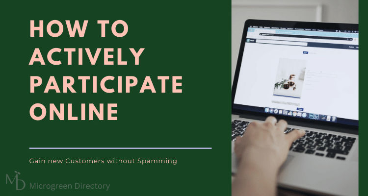 How to actively Participate Online in Your Community
