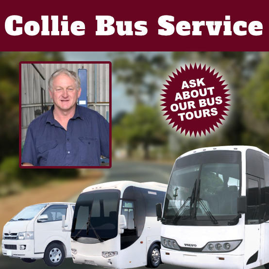 Local Bus Service, Coach Charter Tours, Bus Hire Collie in the South ...