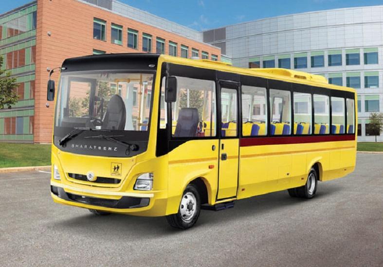 BharatBenz 1017 : School 39 / 49 Seater BS6 bus specifications ...