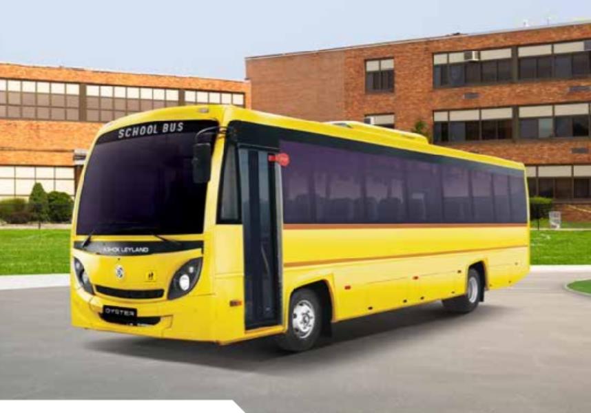 Ashok Leyland Oyster Wide School 4900 53 63 Seater Bus Price