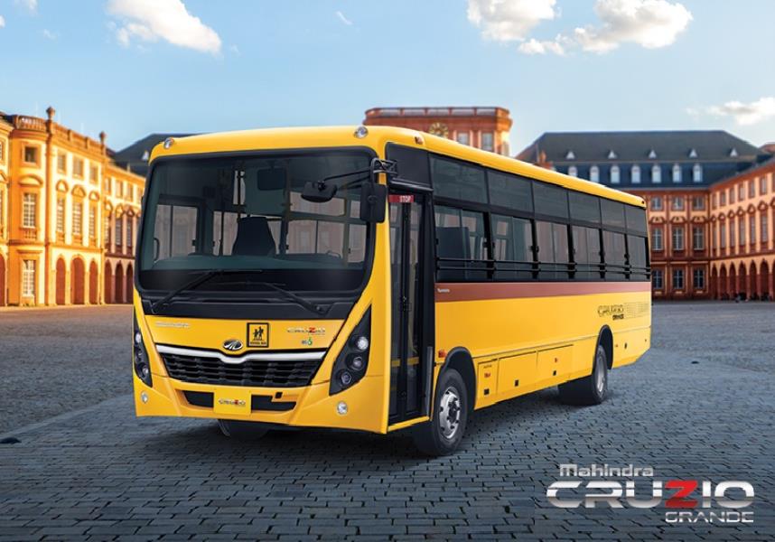Mahindra Cruzio Grande School 4440: 49 / 57 Seater Bus Price ...
