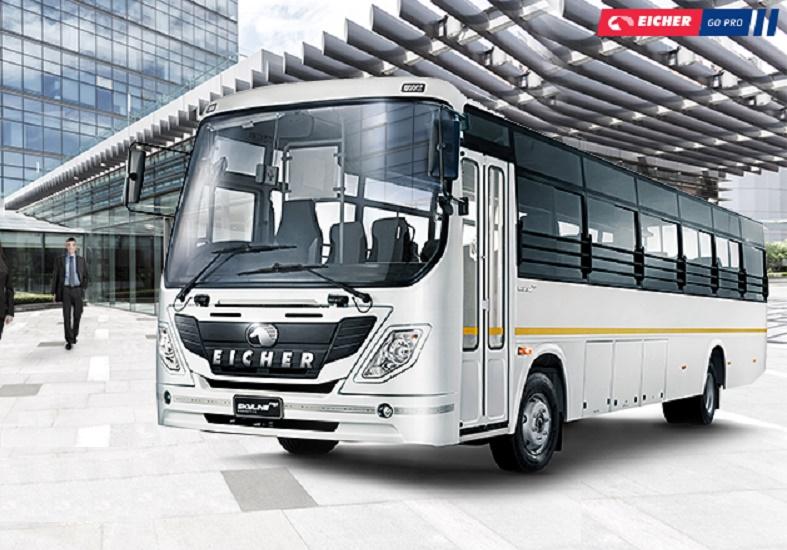 Eicher Skyline Pro 3009L: Staff 44 Seater Bus Price, Specs, Mileage ...