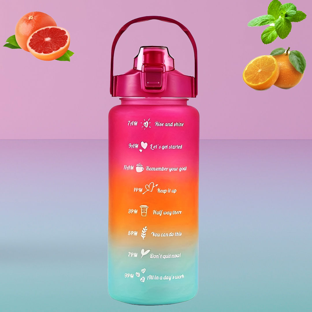 2l Fitness Water Bottle Multicolored
