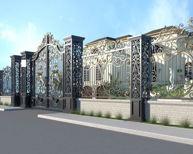 Custom Iron Gate Designs - Monarch Ironworks