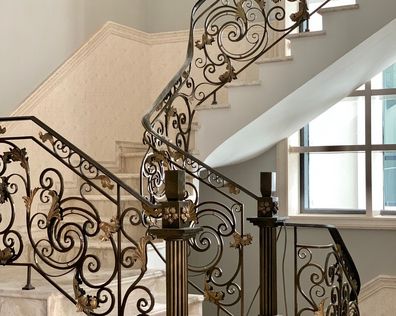 Custom Iron Railing Designs - Monarch Ironworks