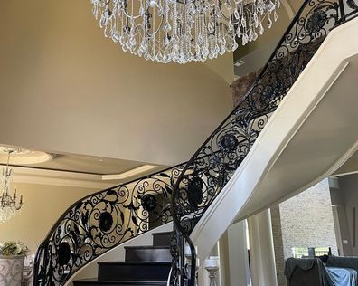 Custom Iron Railing Designs - Monarch Ironworks