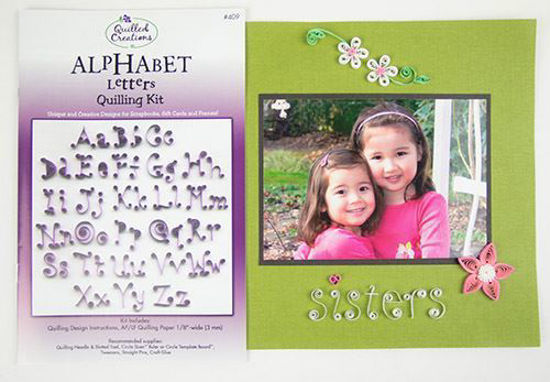 Alphabet Letters Quilling Kit