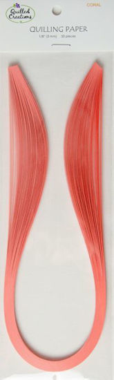 Coral Quilling Paper (1/8")
