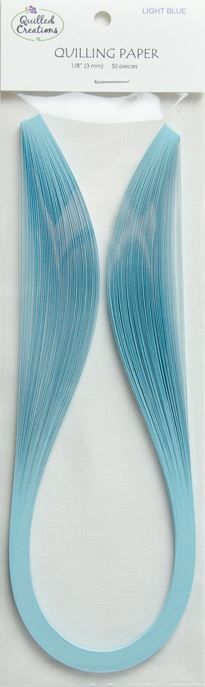 Light Blue Quilling Paper (1/8")