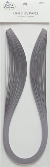 Grey Quilling Paper (1/8")