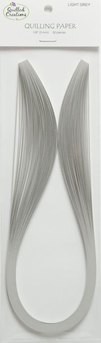 Light Grey Quilling Paper (1/8")