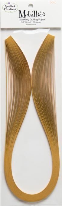 Gold Metallic Quilling Paper (1/8")