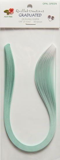 Opal Green Graduated Quilling Paper (1/8")
