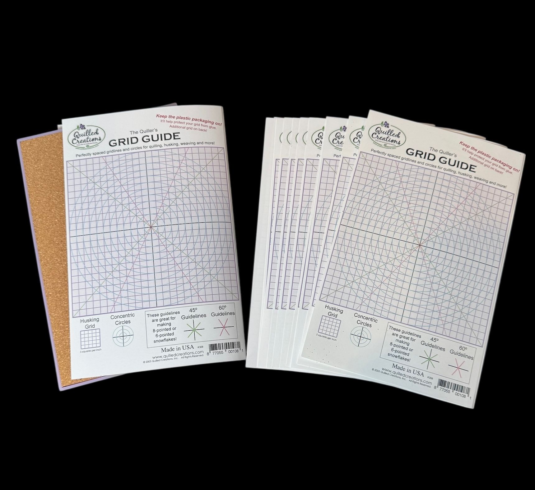 Quilling Grid Guide
