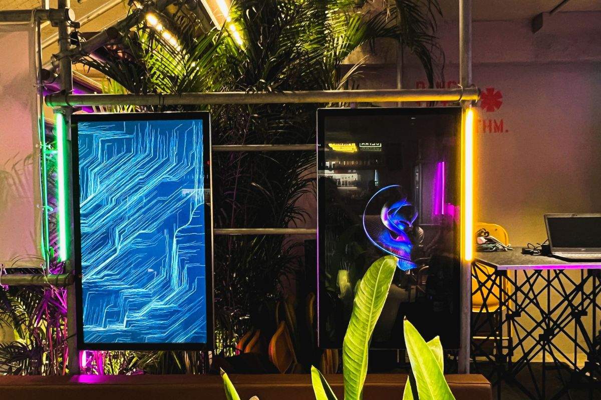 An Art Exhibition Using Computer Codes - Abirpothi