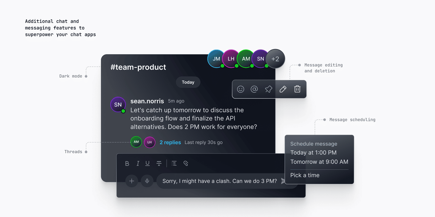 Chat and messaging application features: The complete guide for 2024