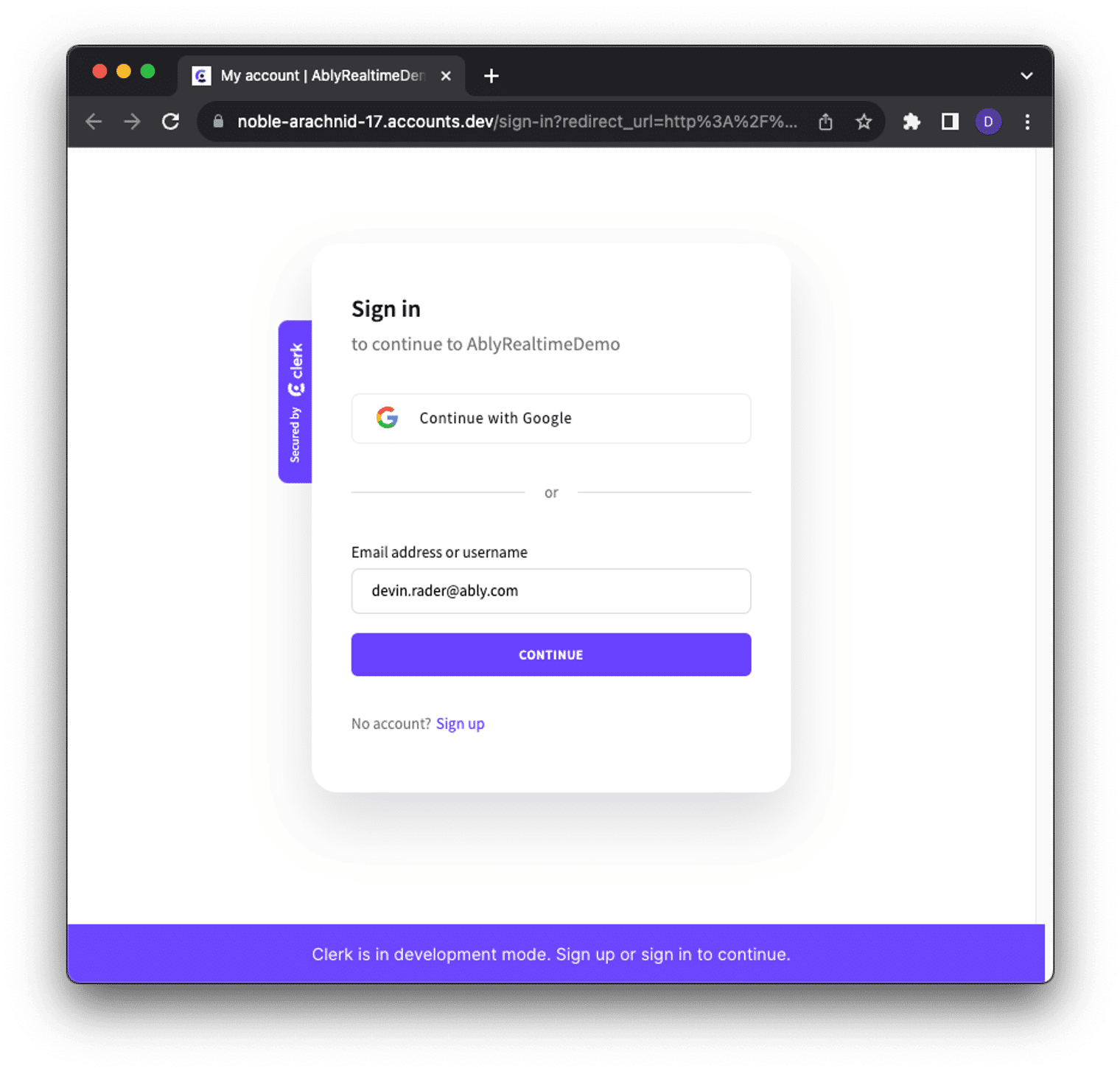 How to authenticate a Next.js Route Handler using Clerk