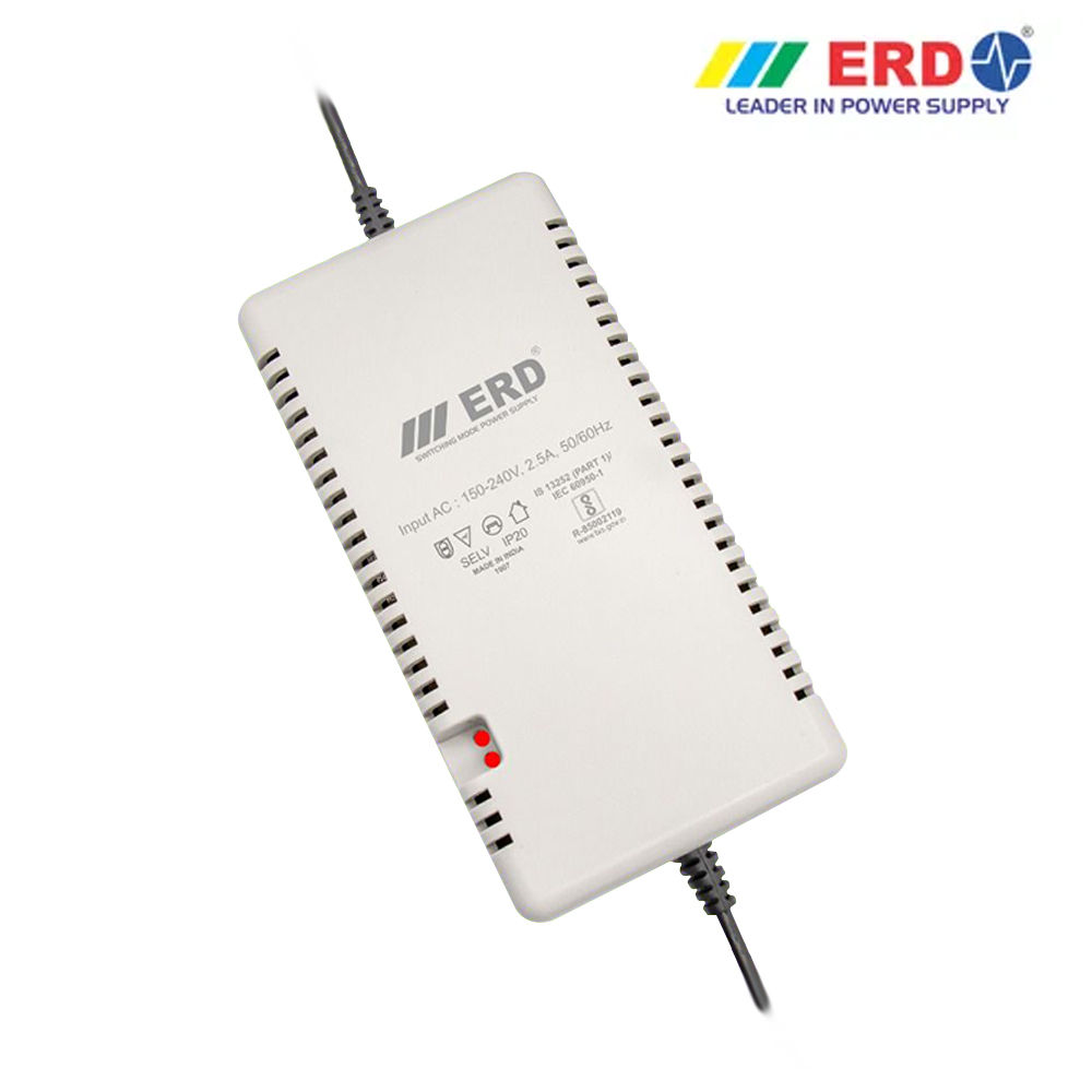 ERD SMPS ADAPTOR (52V DC-2.5Amp) For POE Switches – The Hyper Tech