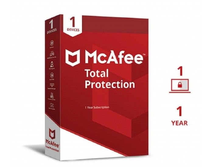 MCAFEE TOTAL PROTECTION 1 USER / 1 YEAR – The Hyper Tech