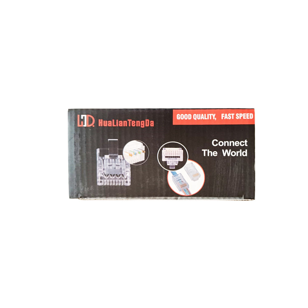 RJ-45 Pass Through Connector (100 pcs) – The Hyper Tech