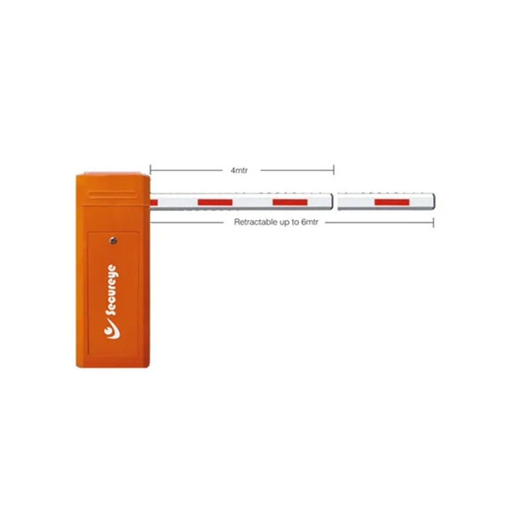 Secure Eye Orange Secureye Boom Barrier, For Parking, Mild Steel – The ...
