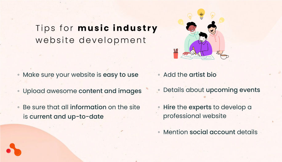 Website Development for the Music Industry