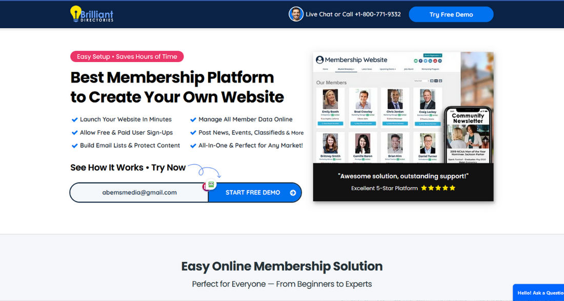 Best Membership Platform to Create Your Own Website - Brilliant ...