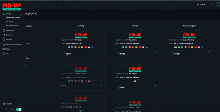 PIN-UP Partners Affiliate Program Full Review