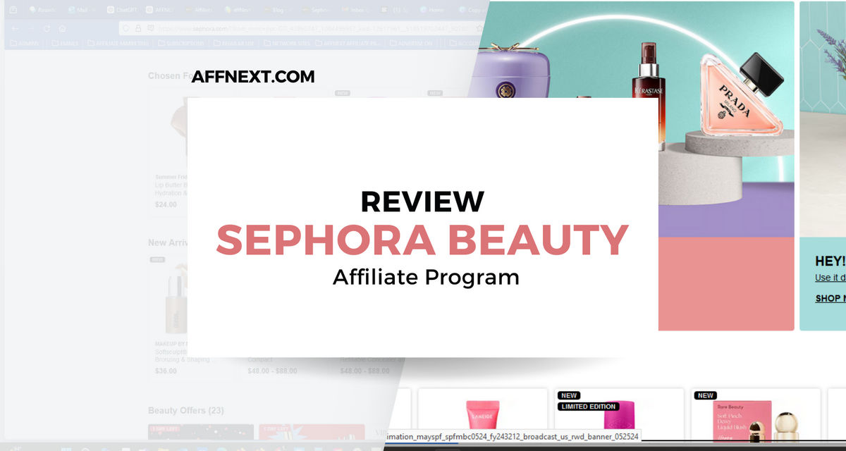 Sephora Affiliate Program - Best Rated Beauty Affiliate Programs