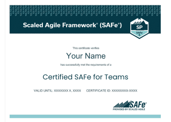 SAFe for Teams (SFT) Certification Training