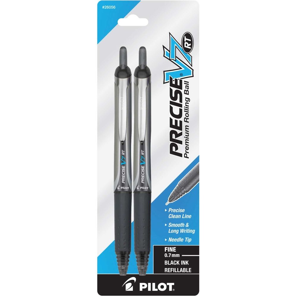 Pilot Precise V7 Rt Refillable & Retractable Liquid Ink Rolling Ball ...