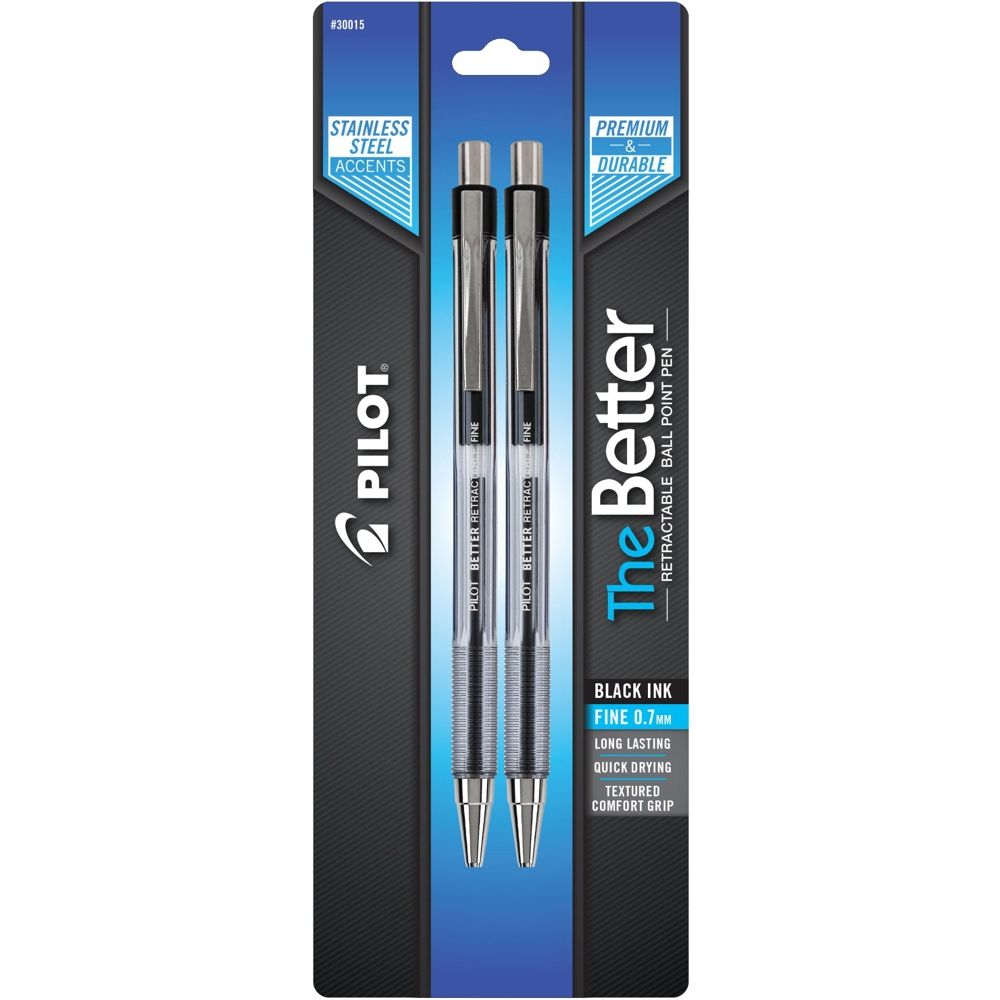 Pilot The Better Ball Point Pen Refillable & Retractable Ballpoint Pens ...